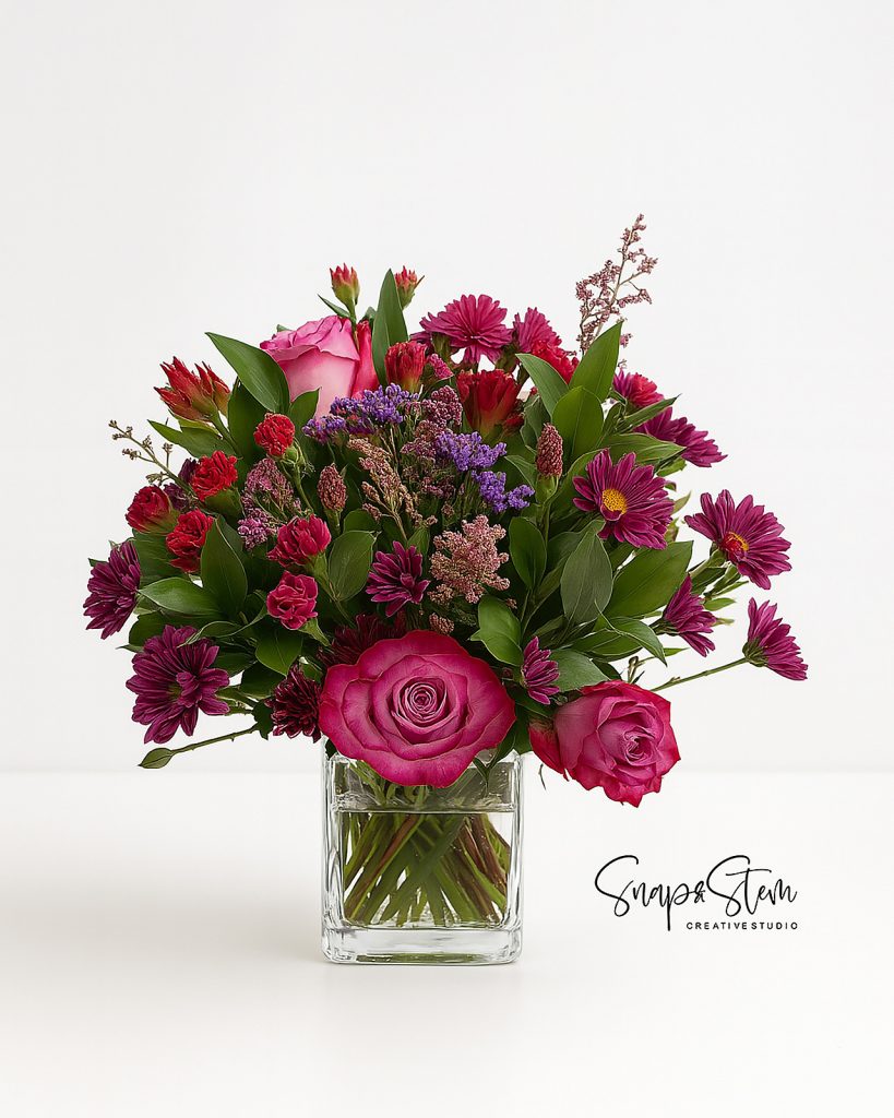 Berry Bloom Square - SnapandStem Creative Studio